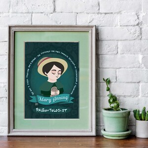 Mary Anning Paleontologist Women in Science Poster Female Scientist ...