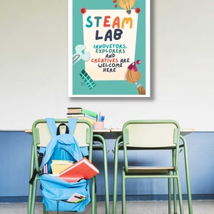 Stem Lab Printable Classroom Poster Science Wall Art Classroom - Etsy