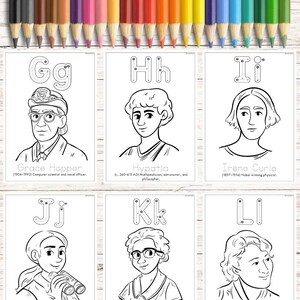 Women in STEM Alphabet Tracing Coloring Book (digital Download) - Etsy