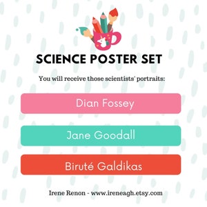 Classroom Decor Bundle Women in Science Print Women in Stem - Etsy