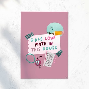 Women in Mathematics Poster Women in Math Printable Wall Art Science ...