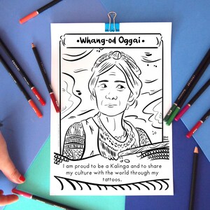 Printable Coloring Page AANHPI Asian American Pacific Islander ...