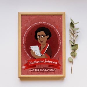 Classroom Decor Katherine Johnson Women in Science Famous Black ...