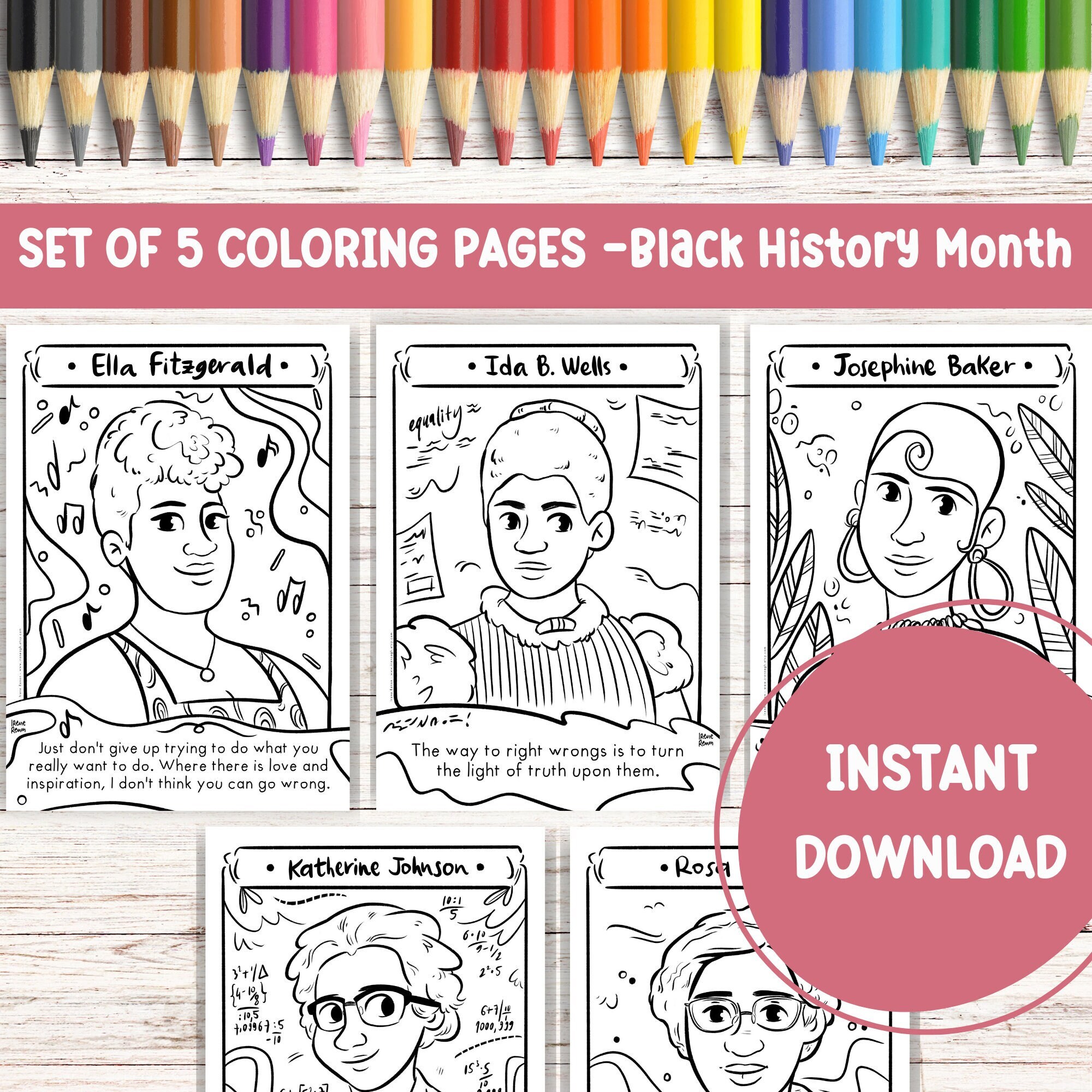 Black History Month Coloring Pages