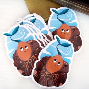 SEED STICKER Science Gift Science Sticker Earth Day - Etsy