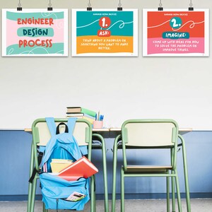 Engineer Bulletin Board Design Process Display STEM Classroom Decor ...