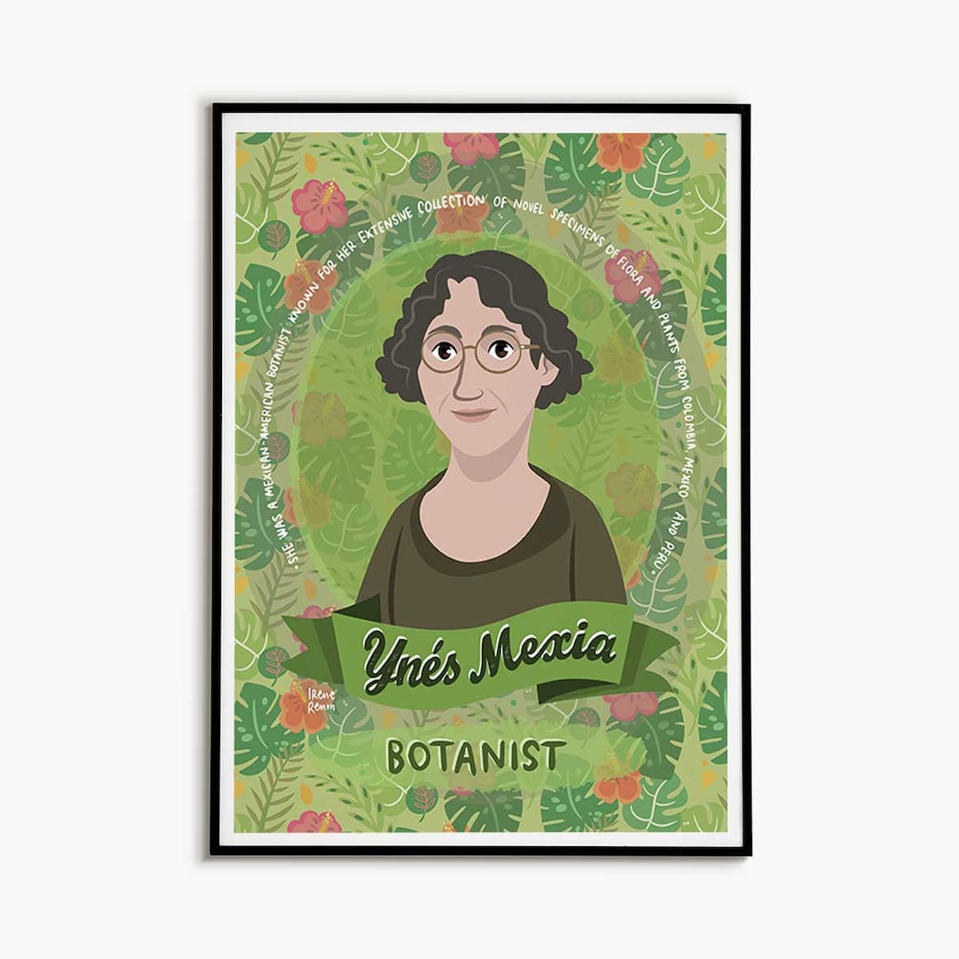 Ynes Mexia Women in Science Poster Classroom Decor Hispanic Heritage ...