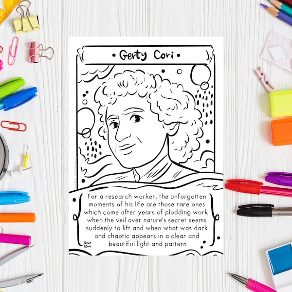 Printable Chemistry Coloring Page - Etsy