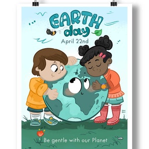 Earth Day Classroom Poster: Printable Wall Art (digital Download) - Etsy