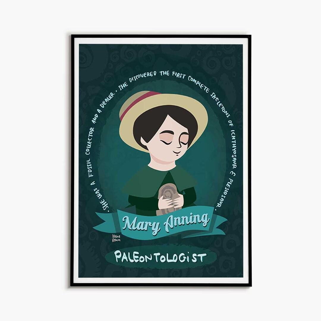 Mary Anning Paleontologist Women in Science Poster Female Scientist ...