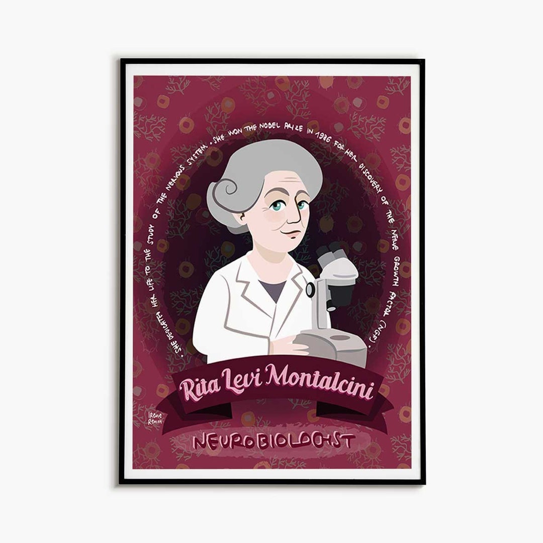 Science Poster Elementary Women History Month Rita Levi Montalcini ...
