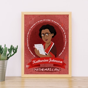 Classroom Decor Katherine Johnson Women in Science Famous Black ...