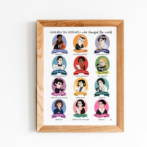 Women in Science Classroom Decor Women in STEM Printable Poster Science ...