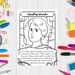 CLAUDETTE COLVIN Downloadable Coloring Page Women in History Black ...
