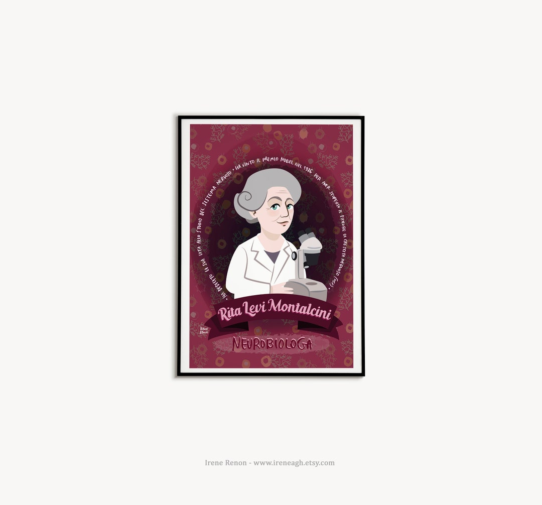 Science Poster Elementary Women History Month Rita Levi - Etsy