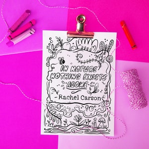 Earth Day Coloring Page Printable Drawing Inspiring Quote Coloring ...