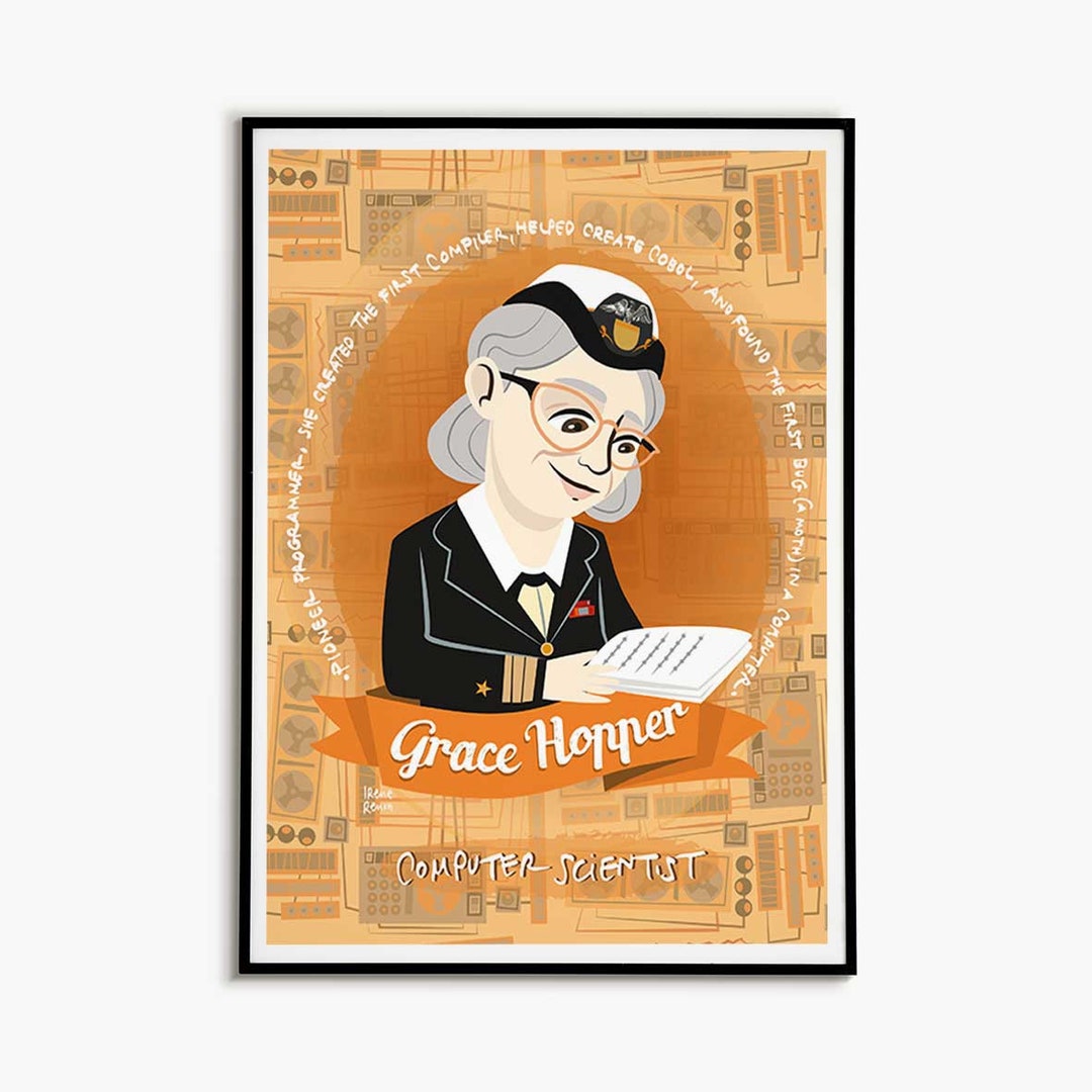 Grace Hopper Science Poster: Women in STEM Classroom Decor - Etsy