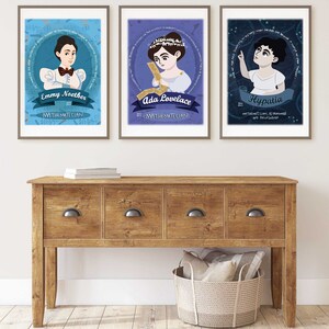 Ada Lovelace Emmy Noether Hypatia Science Classroom Decor Poster Famous ...