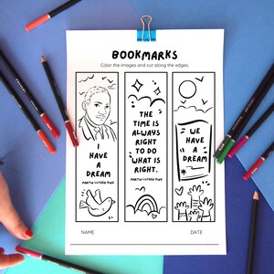 Black History Month Printable Learning Material Martin Luther King Day ...