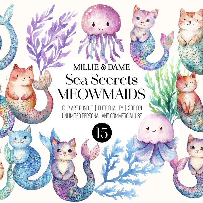 Mermaid Cat - Etsy