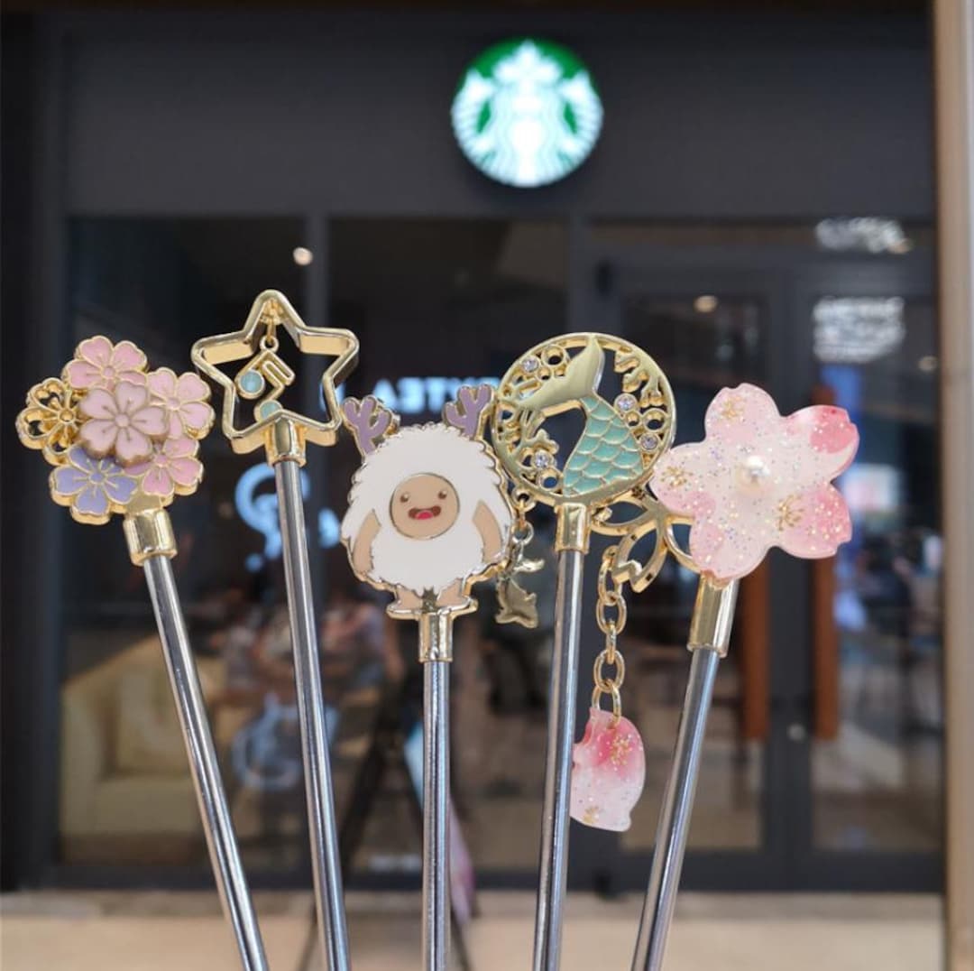 Starbucks Stainless Steel Stirrer Rod Coffee Milk Cup Accessories Best ...