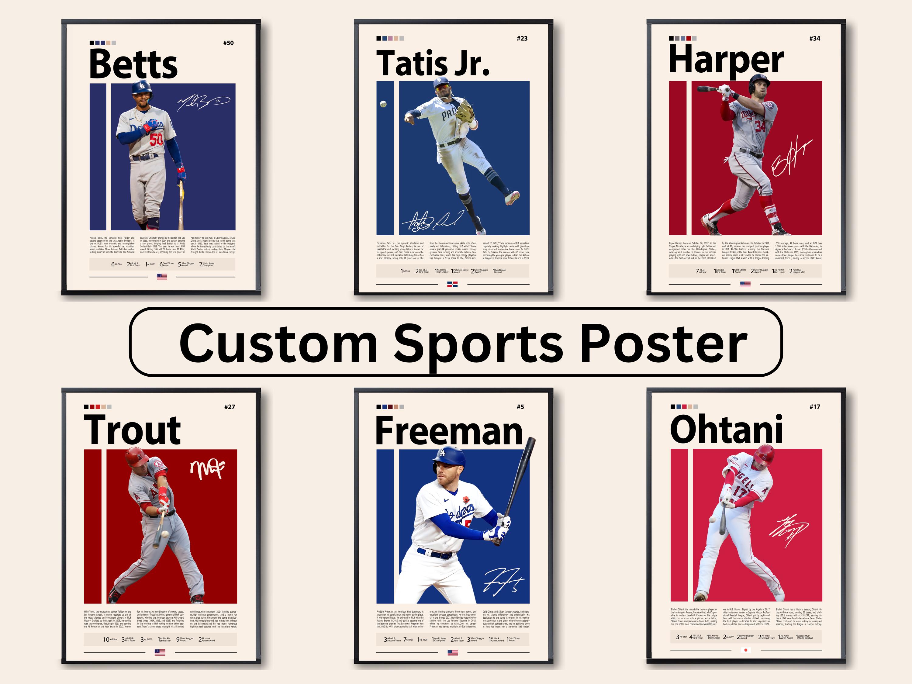 Robinson Poster, Los Angeles Dodgers Print, Baseball Poster, Sports ...