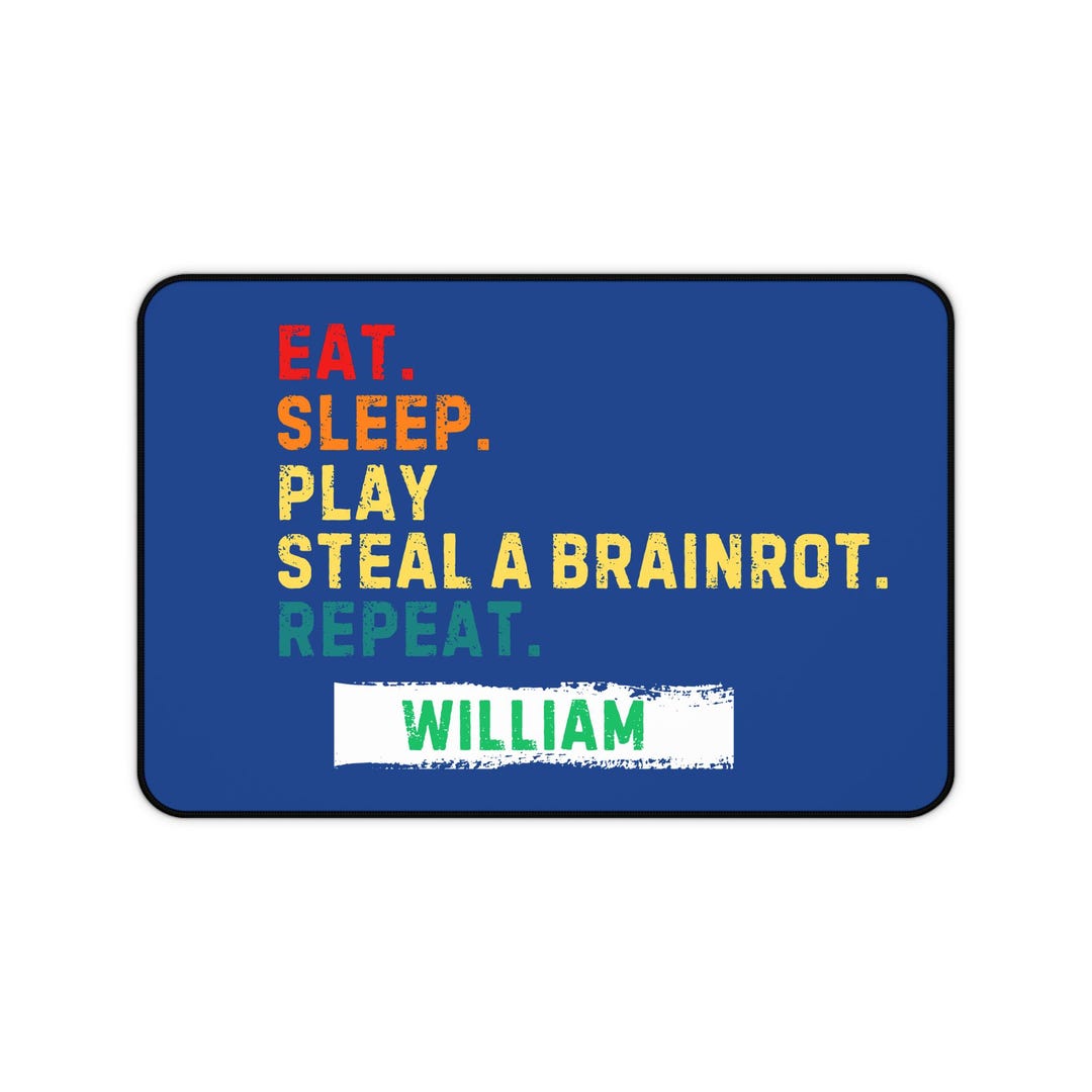 Steal A Brainrot Roblox Personalized Desk Mat - Etsy