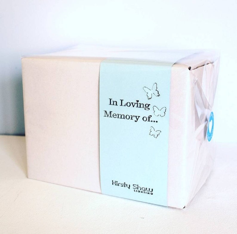 Personalised 'in Loving Memory Of' Memorial LED Light - Etsy