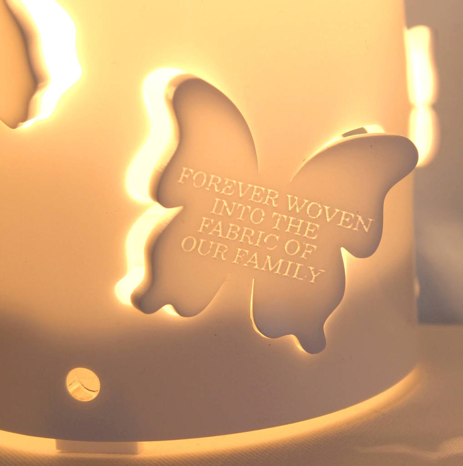 Personalised 'in Loving Memory Of' Memorial LED Light - Etsy