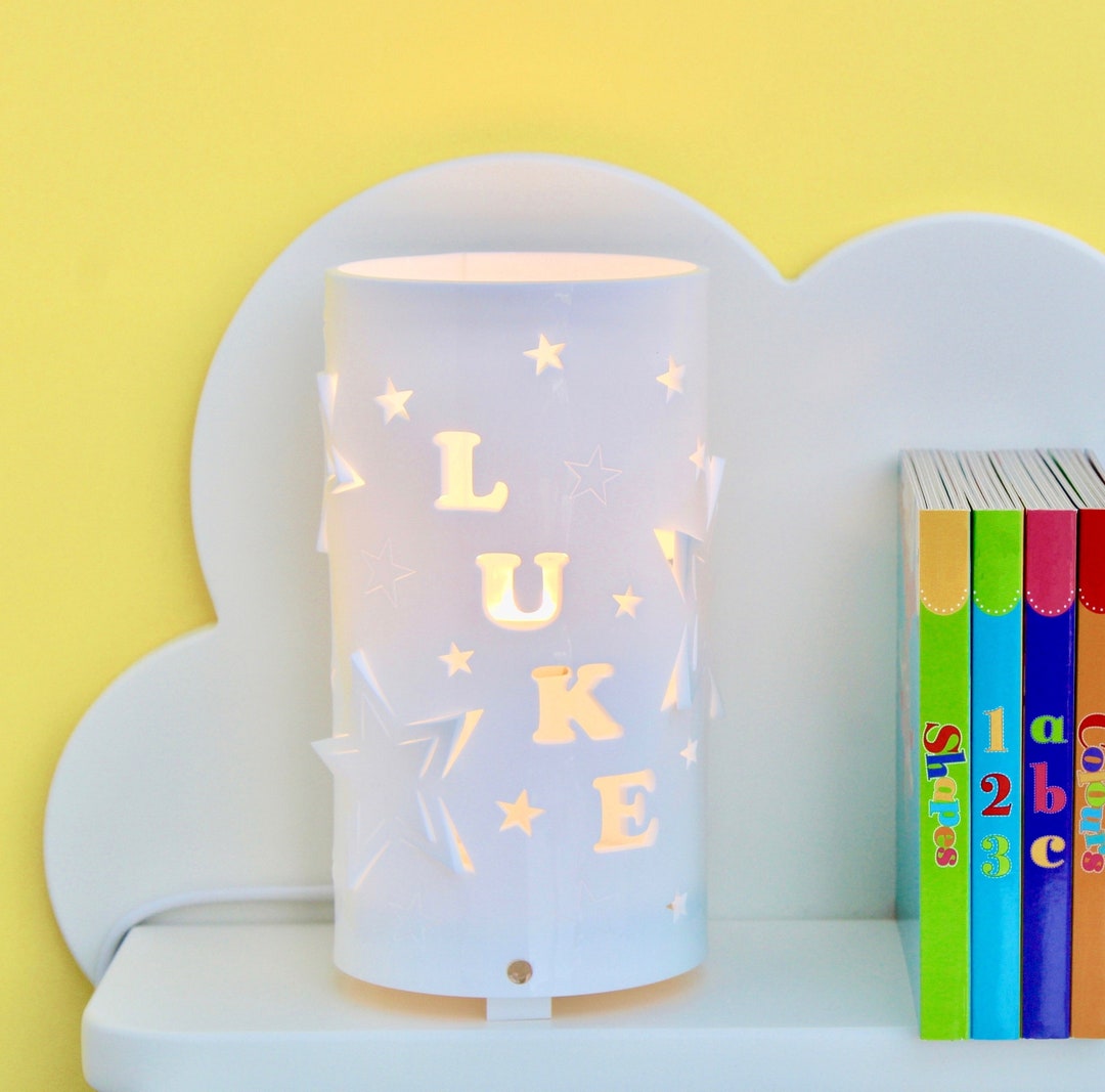 Personalised Mixed Stars Night Light Starry Light New Baby Gift Girls ...