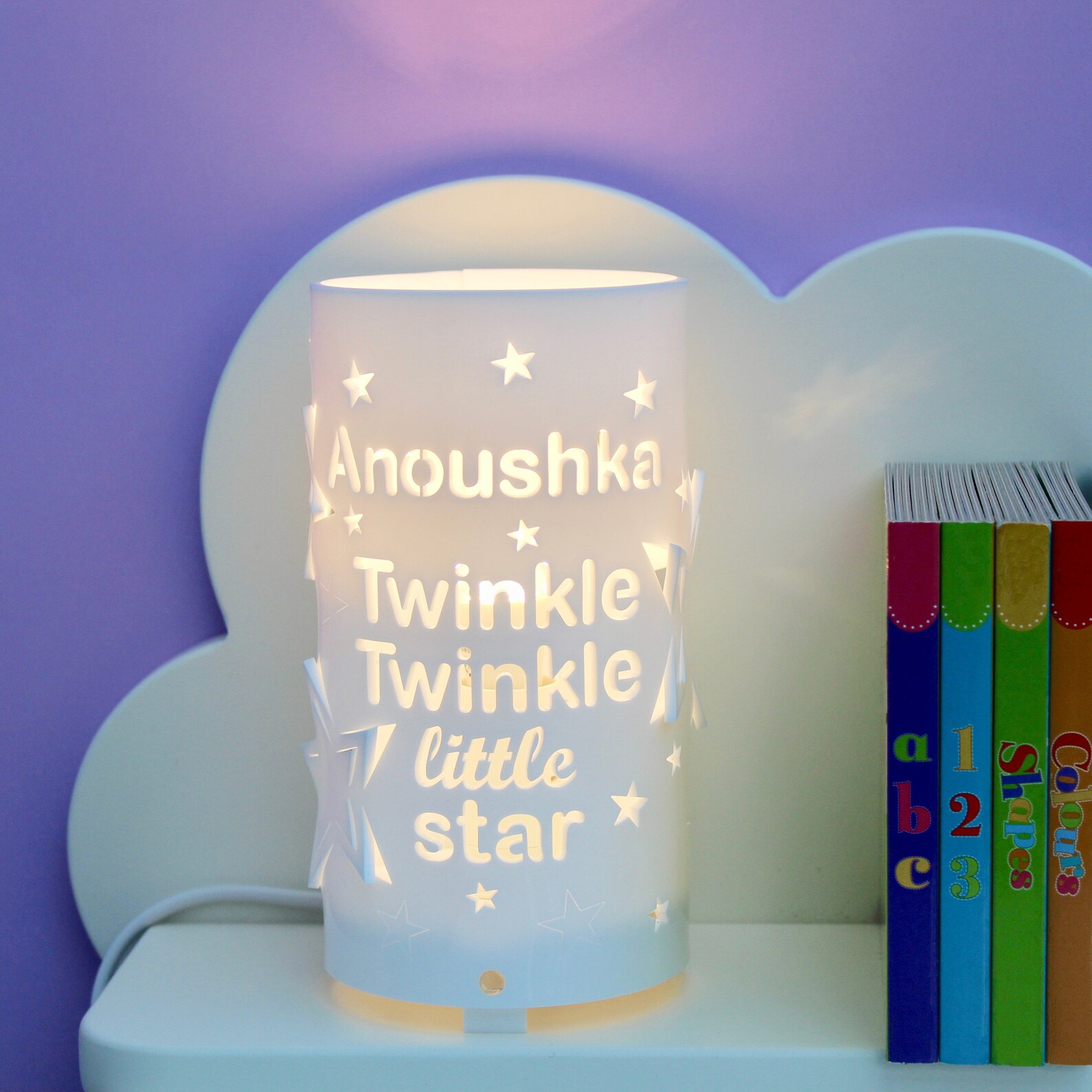 Personalised Twinkle Twinkle Little Star Night Light Nursery - Etsy