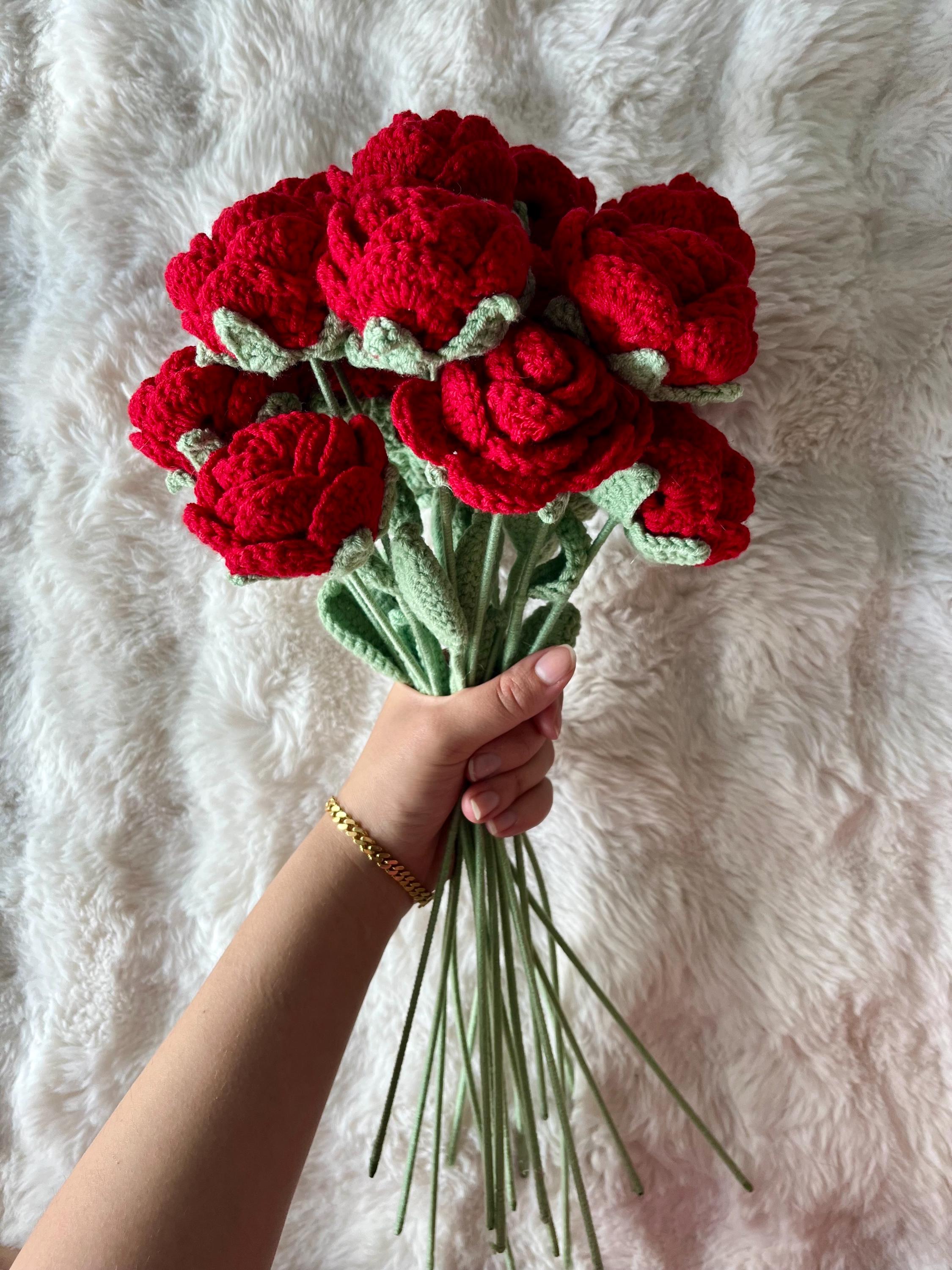 Crochet Roses - Etsy