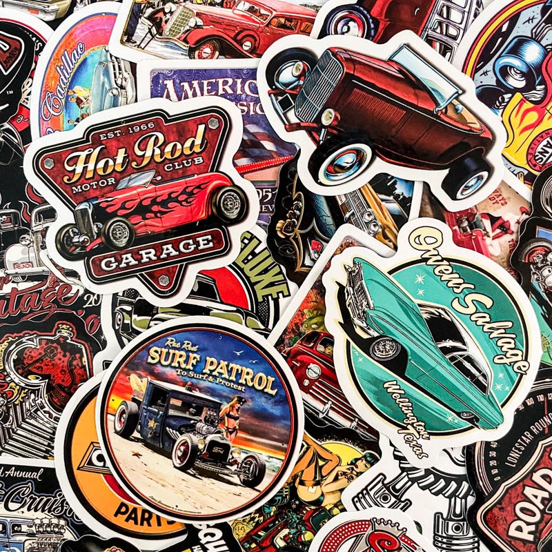 Old School Car Stickers - Etsy
