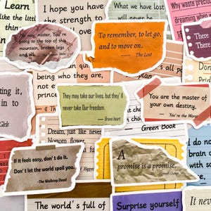 100 Random Inspirational Movie Quote Stickers, Motivational Stickers ...