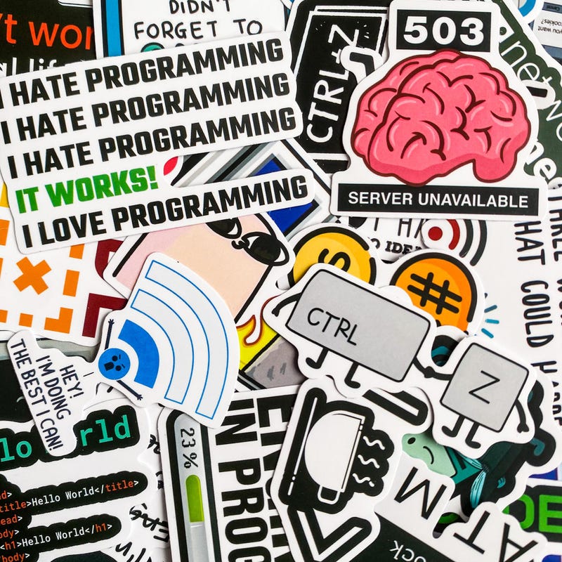 Programmer Stickers - Etsy
