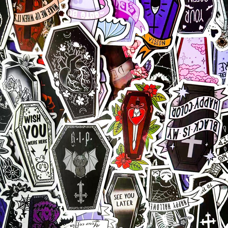 Stickers Dark Goth Emo - Etsy