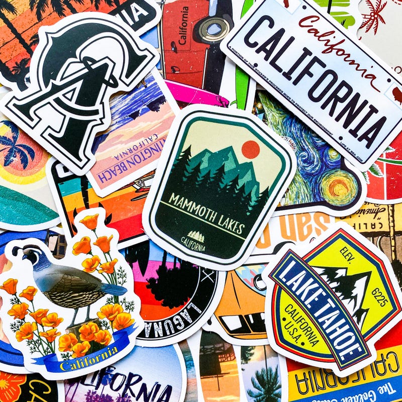 California Stickers - Etsy
