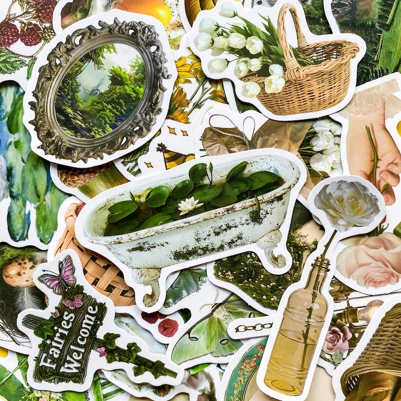 Cottagecore Sticker - Etsy New Zealand