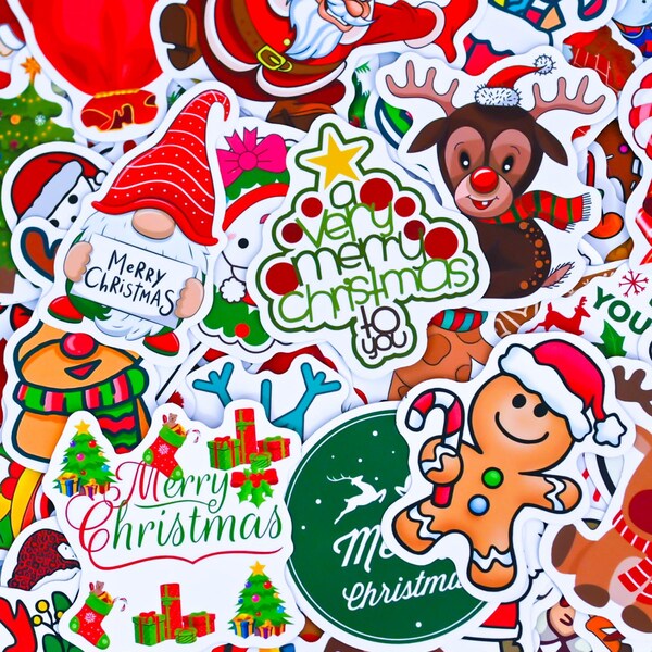 Christmas Stickers - Etsy