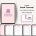 Digital Reading Tracker Template Hyperlinked Book Reader Planner With ...