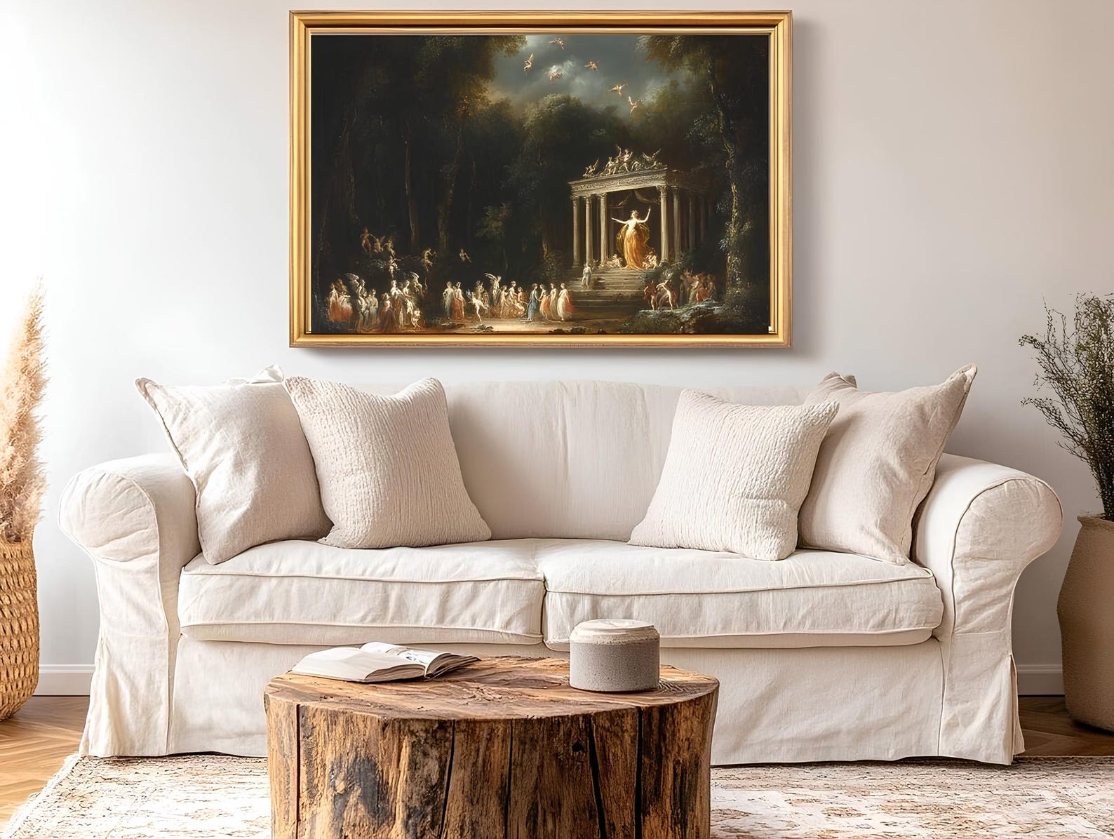 Baroque Era Mythological Painting, Classic Old Master Vintage Wall Art ...