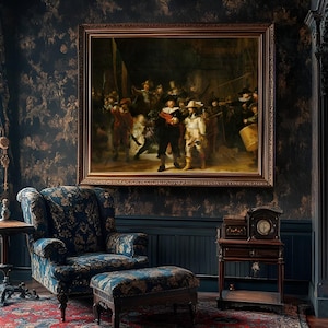 Reproduction of the Night Watch Painting by Rembrandt Van Rijn – Dutch ...
