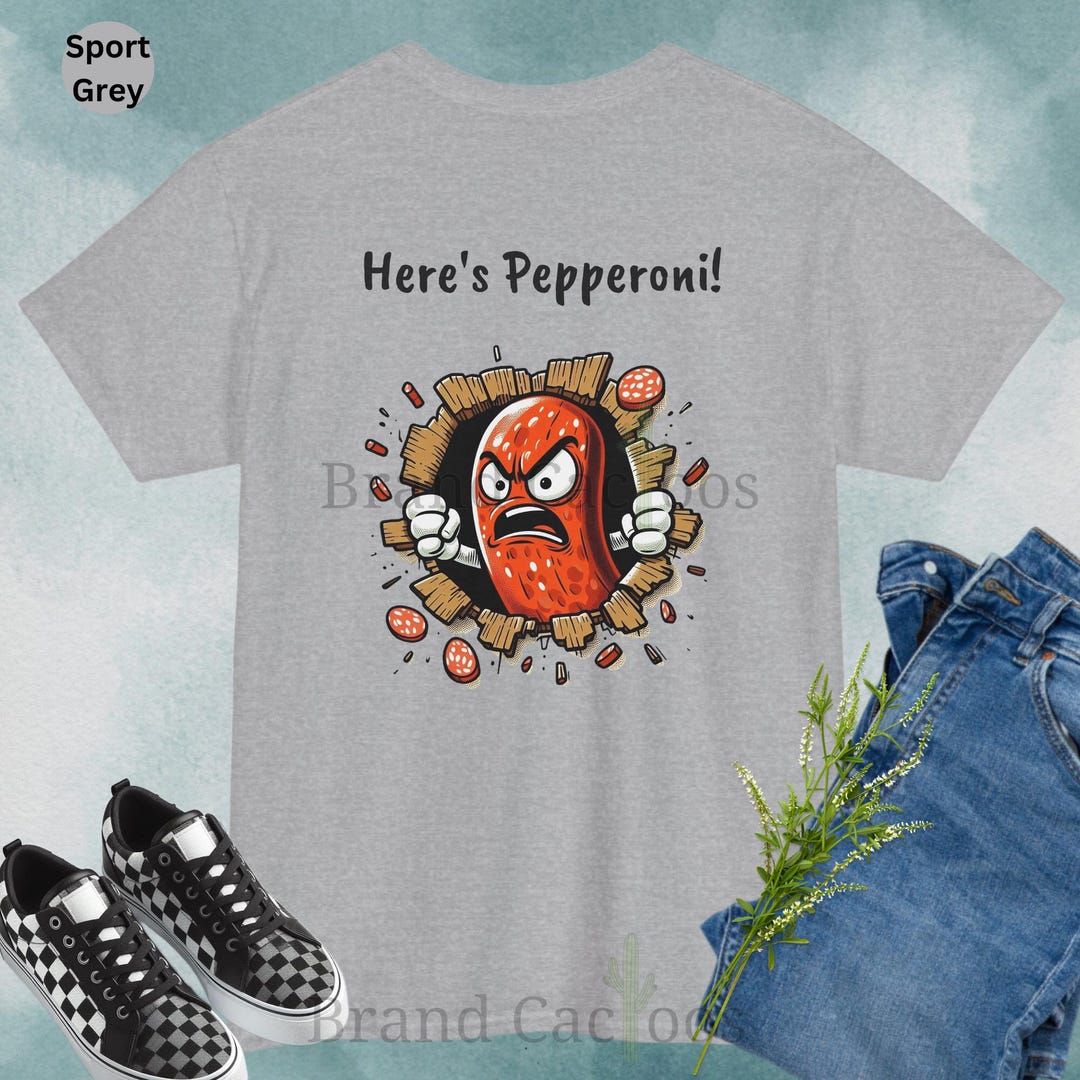Pepperoni Tee, the Shining Reference T-shirt, Here's Johnny Reference ...