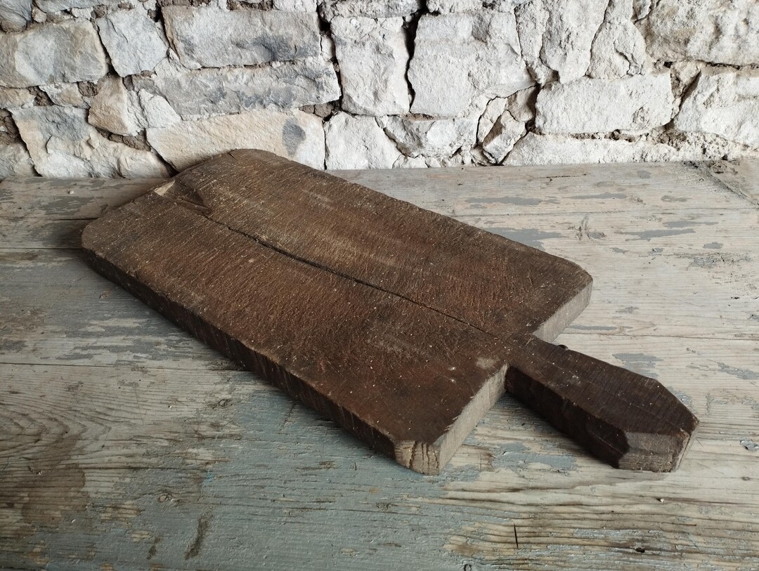Massive Antique Primitive Cutting Board, Rustic Bread Board of 19th. - Etsy