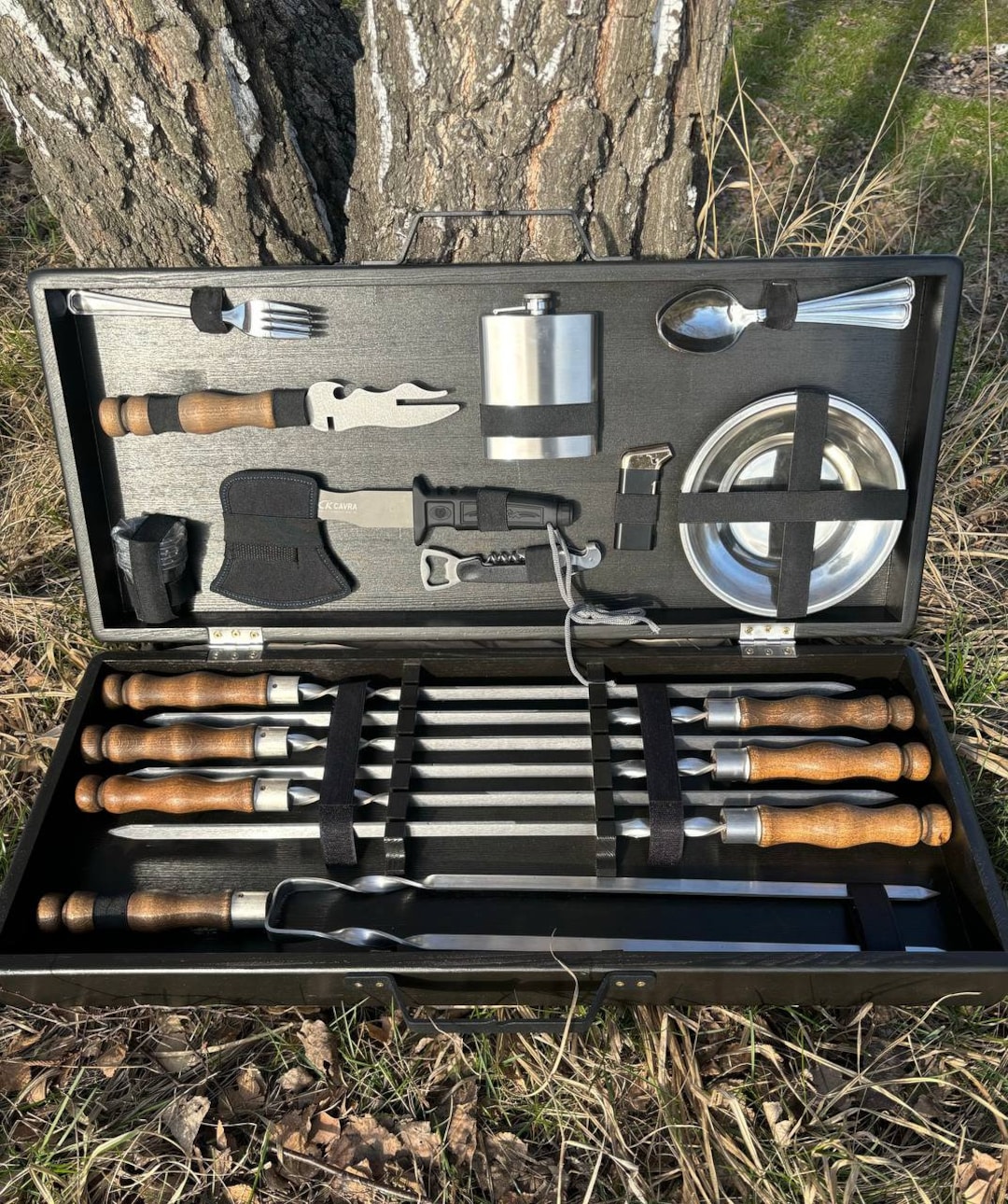 Personzlized BBQ Set, Grill Set, BBQ Grilling Set, BBQ Set, Tool Set ...