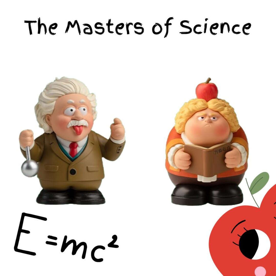 Newton & Einstein - the Masters of Science Collectible Figurines - PVC ...