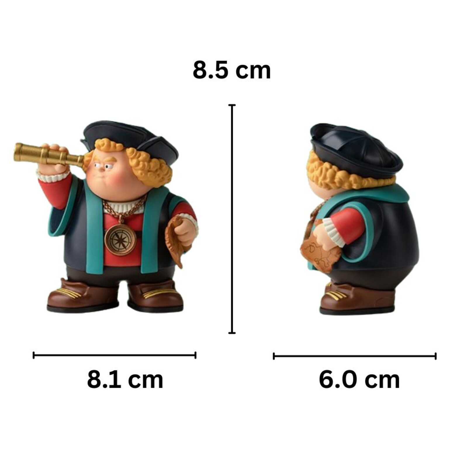 Columbus & Darwin - the Pioneers Toy - PVC Sculpture - Surrealism Gift ...