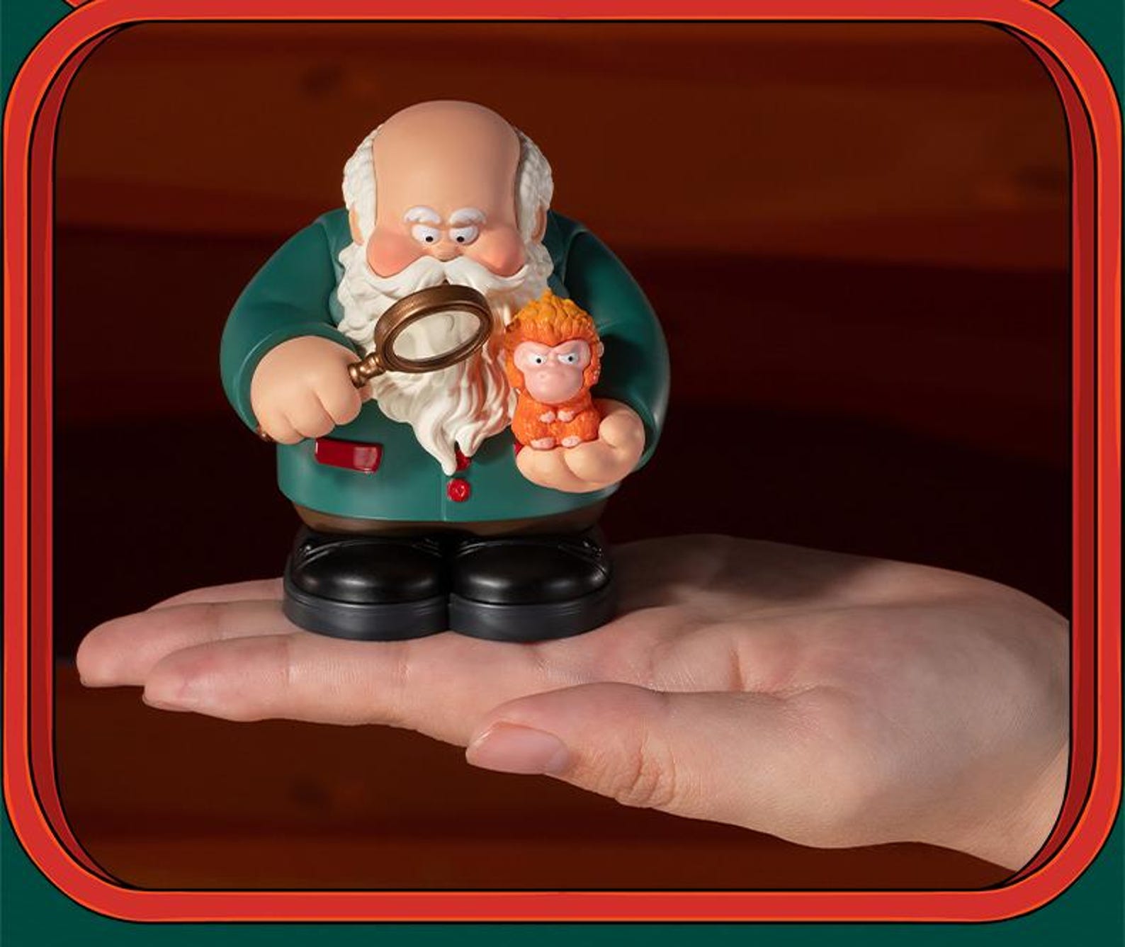 Columbus & Darwin - the Pioneers Toy - PVC Sculpture - Surrealism Gift ...