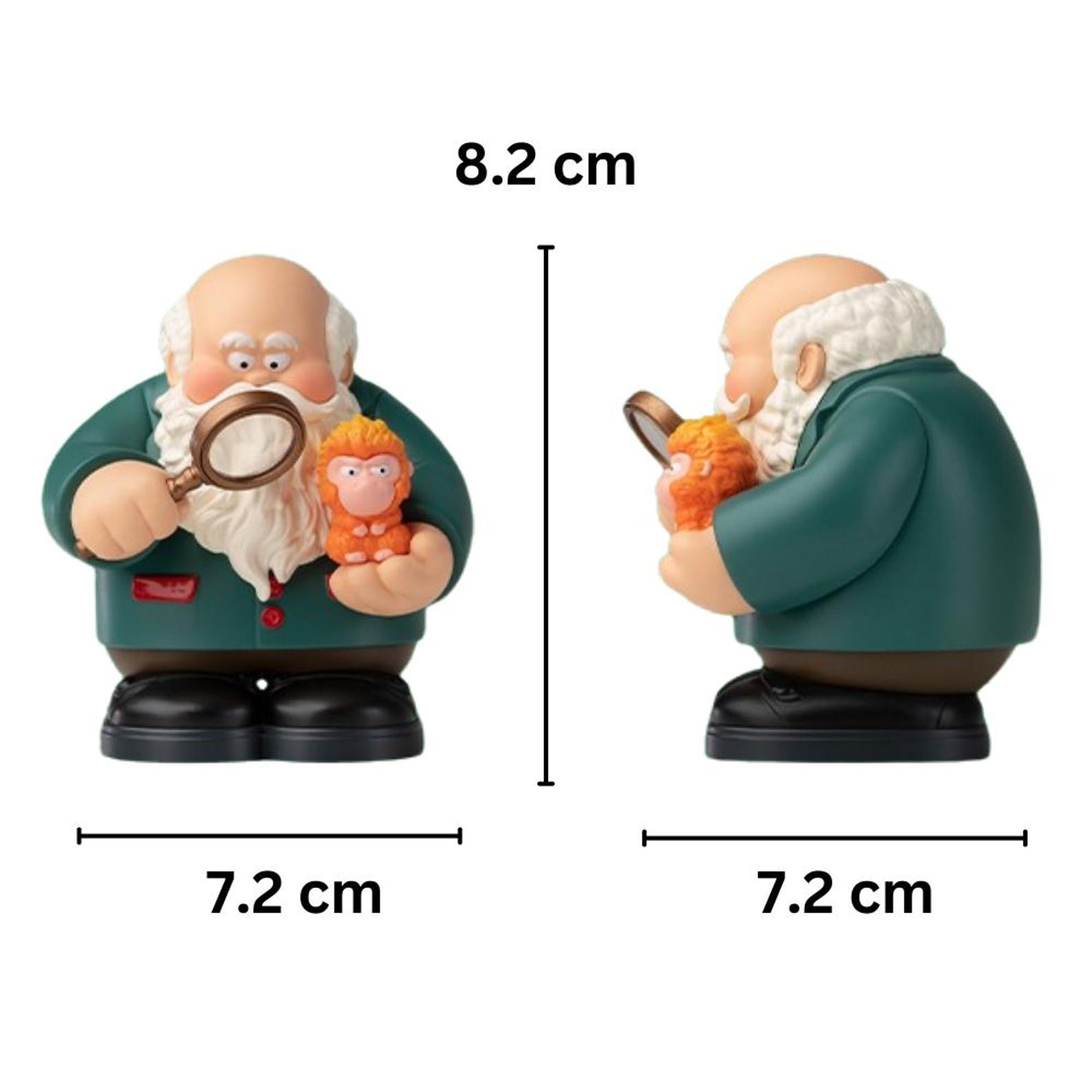 Columbus & Darwin - the Pioneers Toy - PVC Sculpture - Surrealism Gift ...