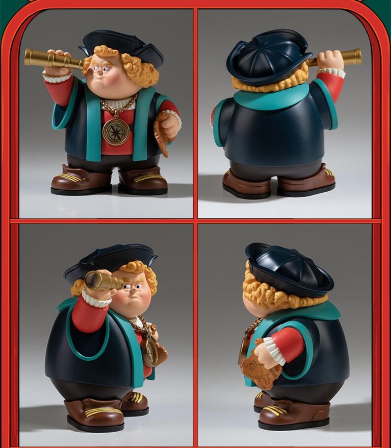 Columbus & Darwin - the Pioneers Toy - PVC Sculpture - Surrealism Gift ...